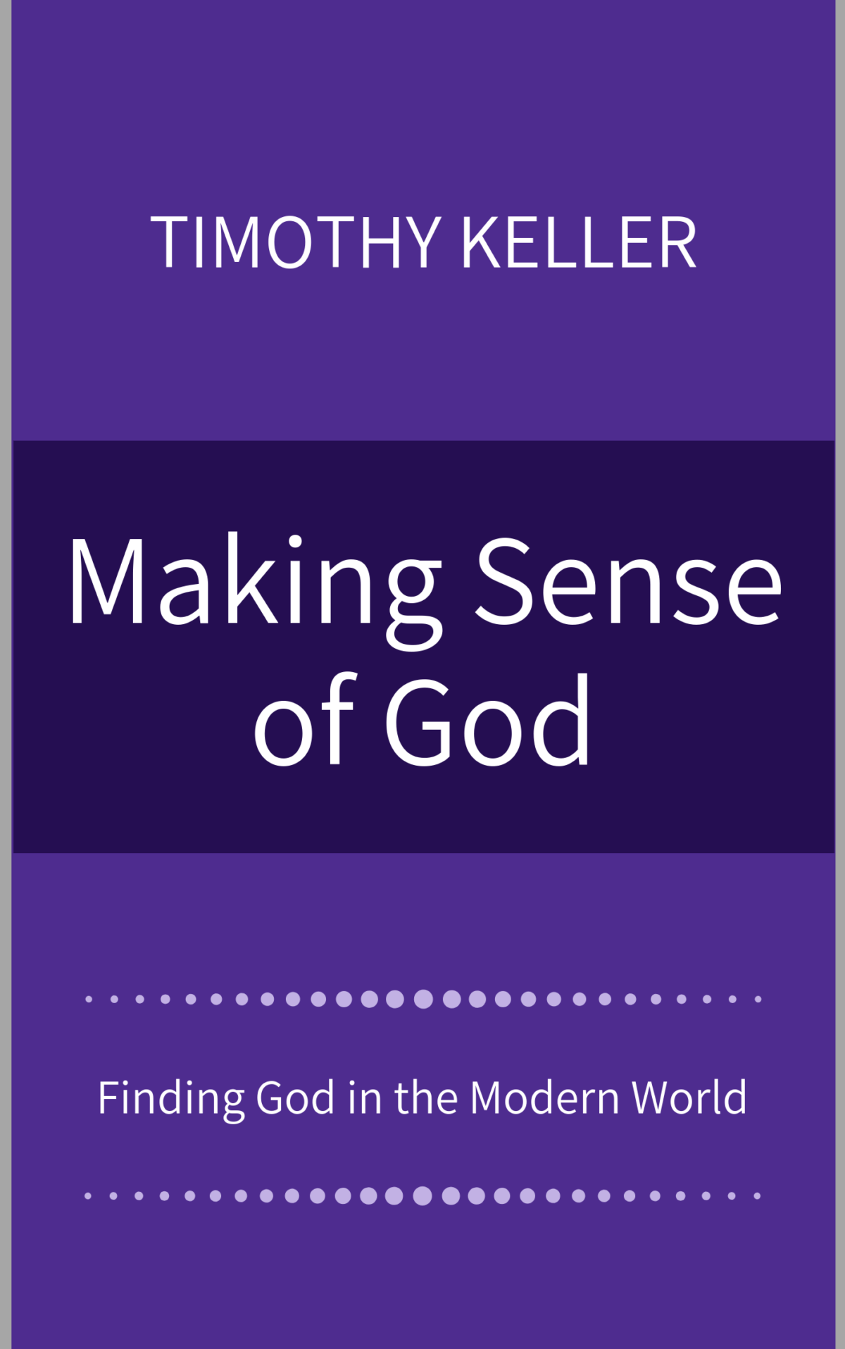 [ Book Summary ] Making Sense of God by Timothy Keller — Accelerate Books