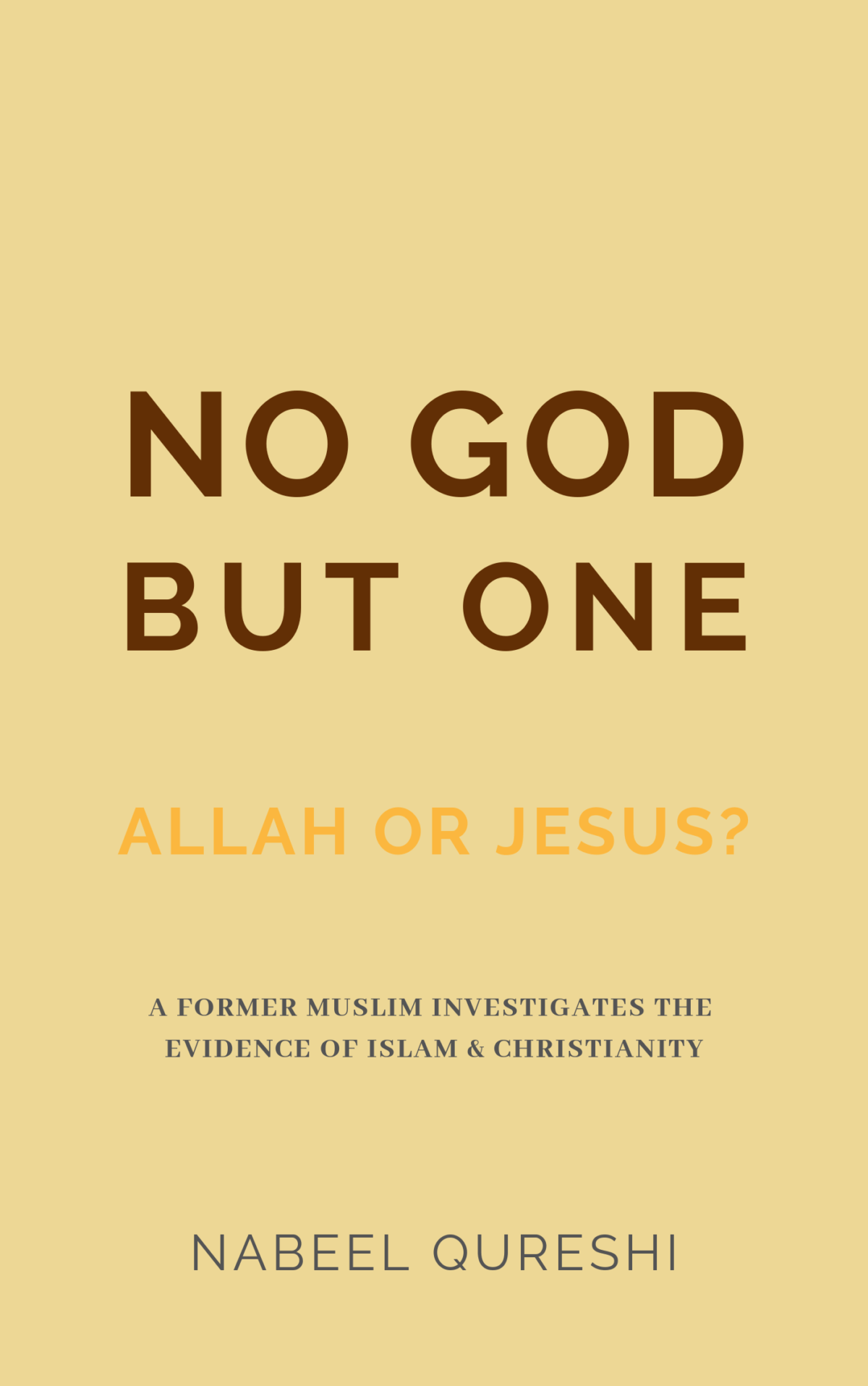 [ Book Summary ] Book Summary of No God But One by Nabeel Qureshi ...