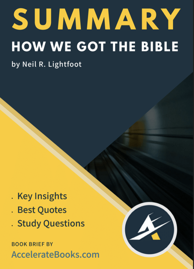 [ Book Summary ] Book Summary of How We Got the Bible by Neil R ...