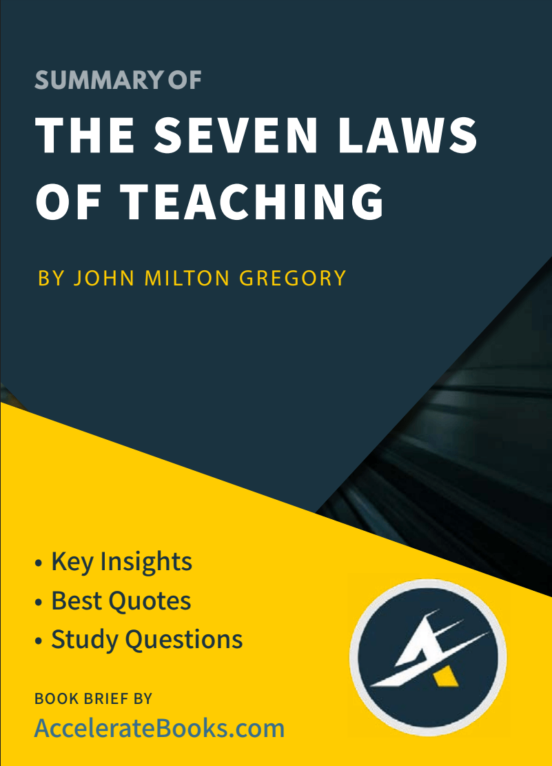 [ Book Summary ] Book Summary of The Seven Laws of Teaching by John ...
